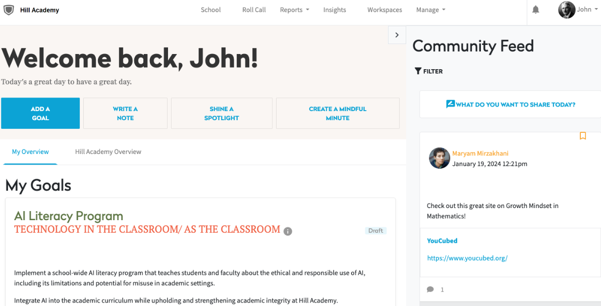 Introducing Your Faculty and Staff to the New Features in myFolio